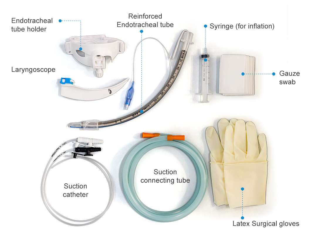Customizable Sterile General Anesthesia Endotracheal Tube Kit ...