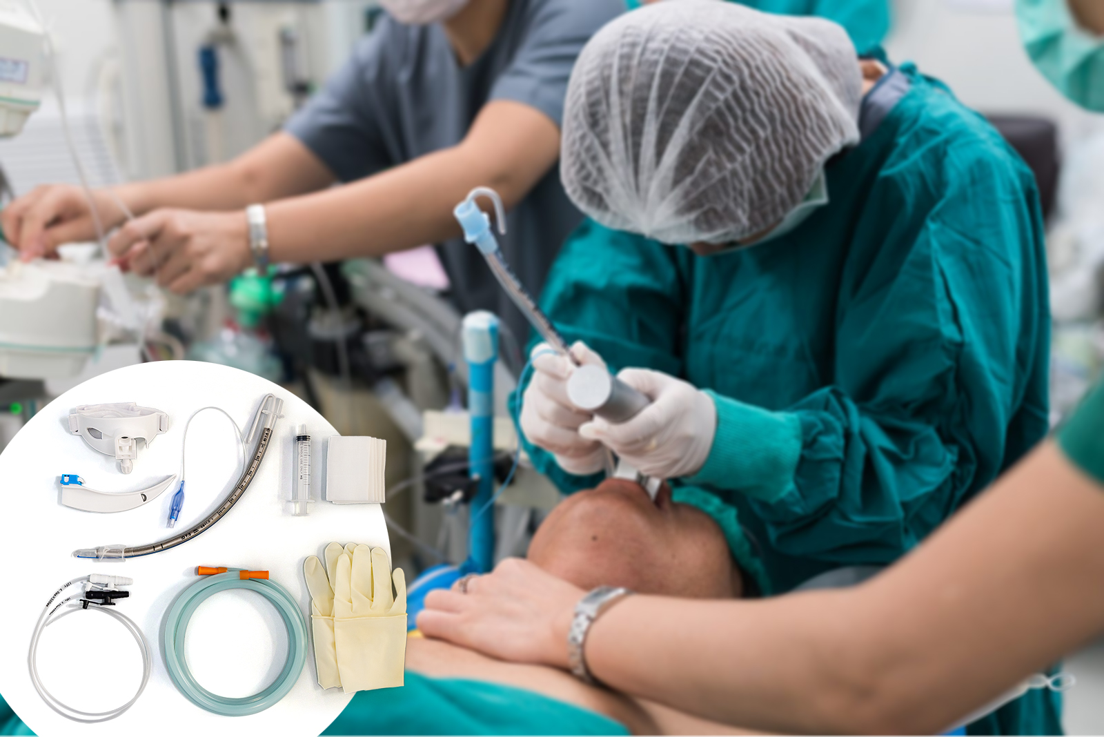 Customizable Sterile General Anesthesia Endotracheal Tube Kit ...