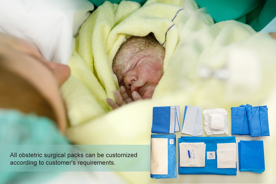 Disposable Surgical C-section Pack Nonwoven Surgical Drape Pack ...