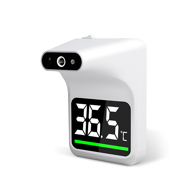 Large LCD Display Hands Free Wall Mounted Infrared Thermometer from ...